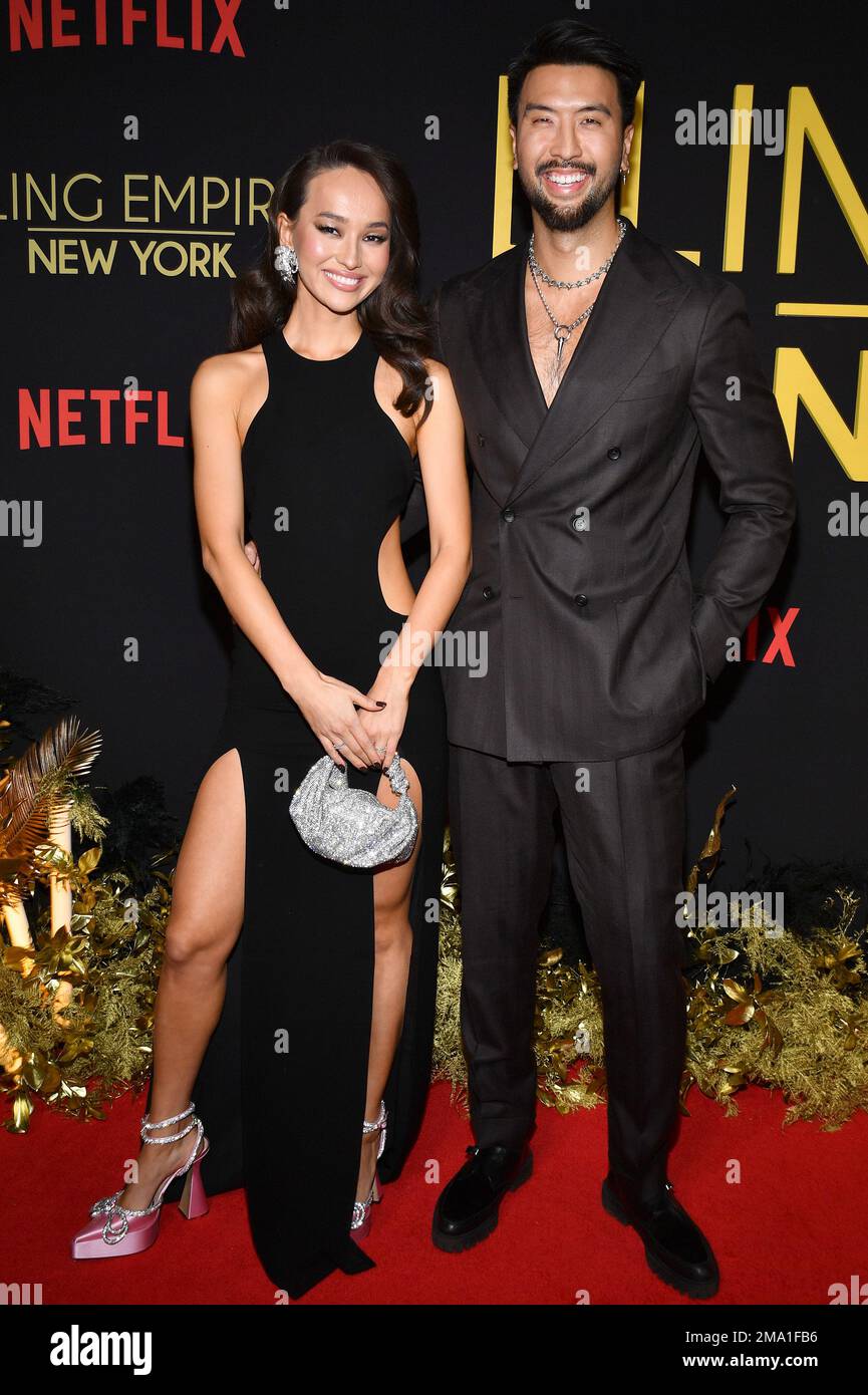 New York, USA. 18th Jan, 2023. (L-R) Vika Abbyaeva and Richard Chang ...