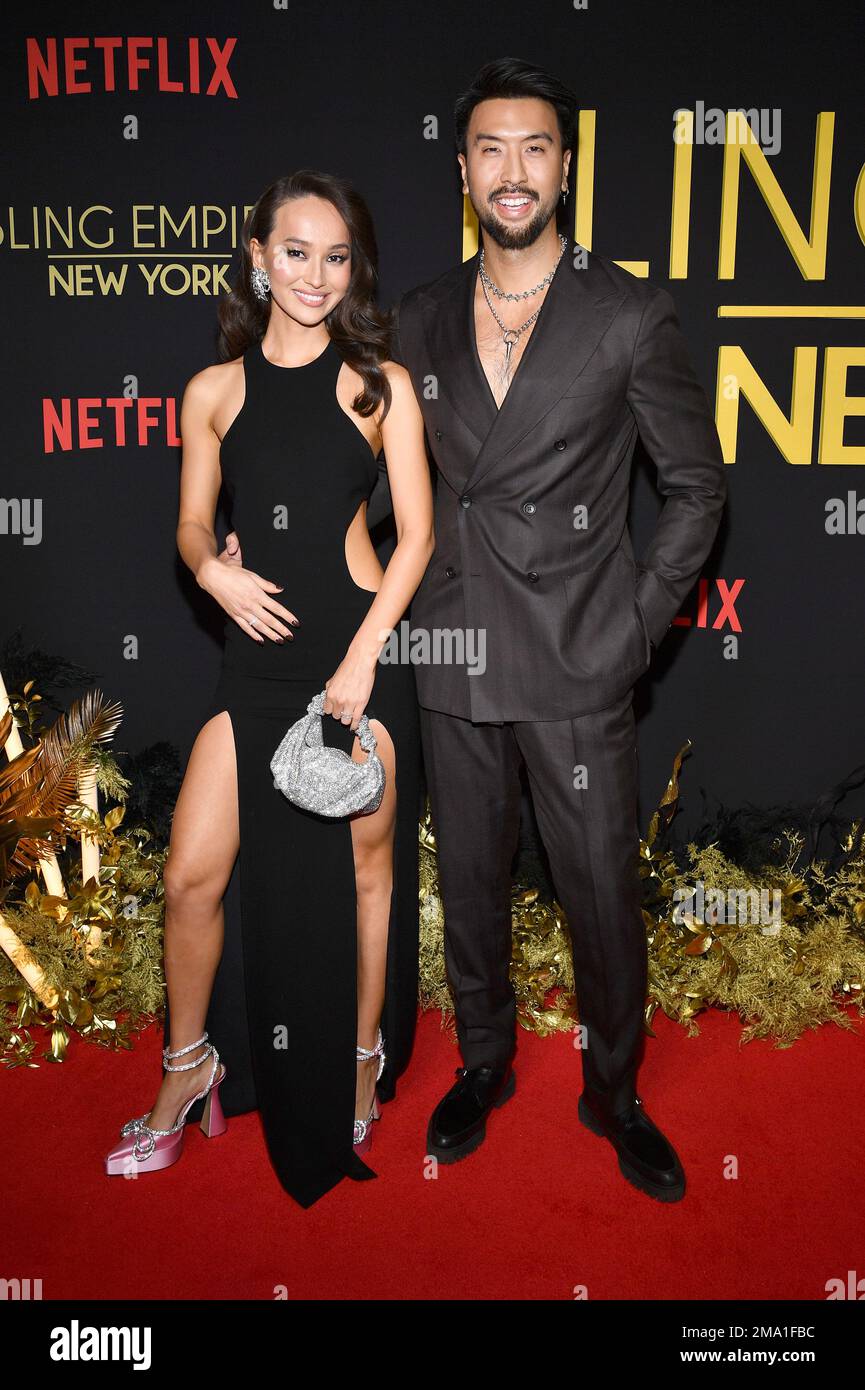 New York, USA. 18th Jan, 2023. (L-R) Vika Abbyaeva and Richard Chang ...