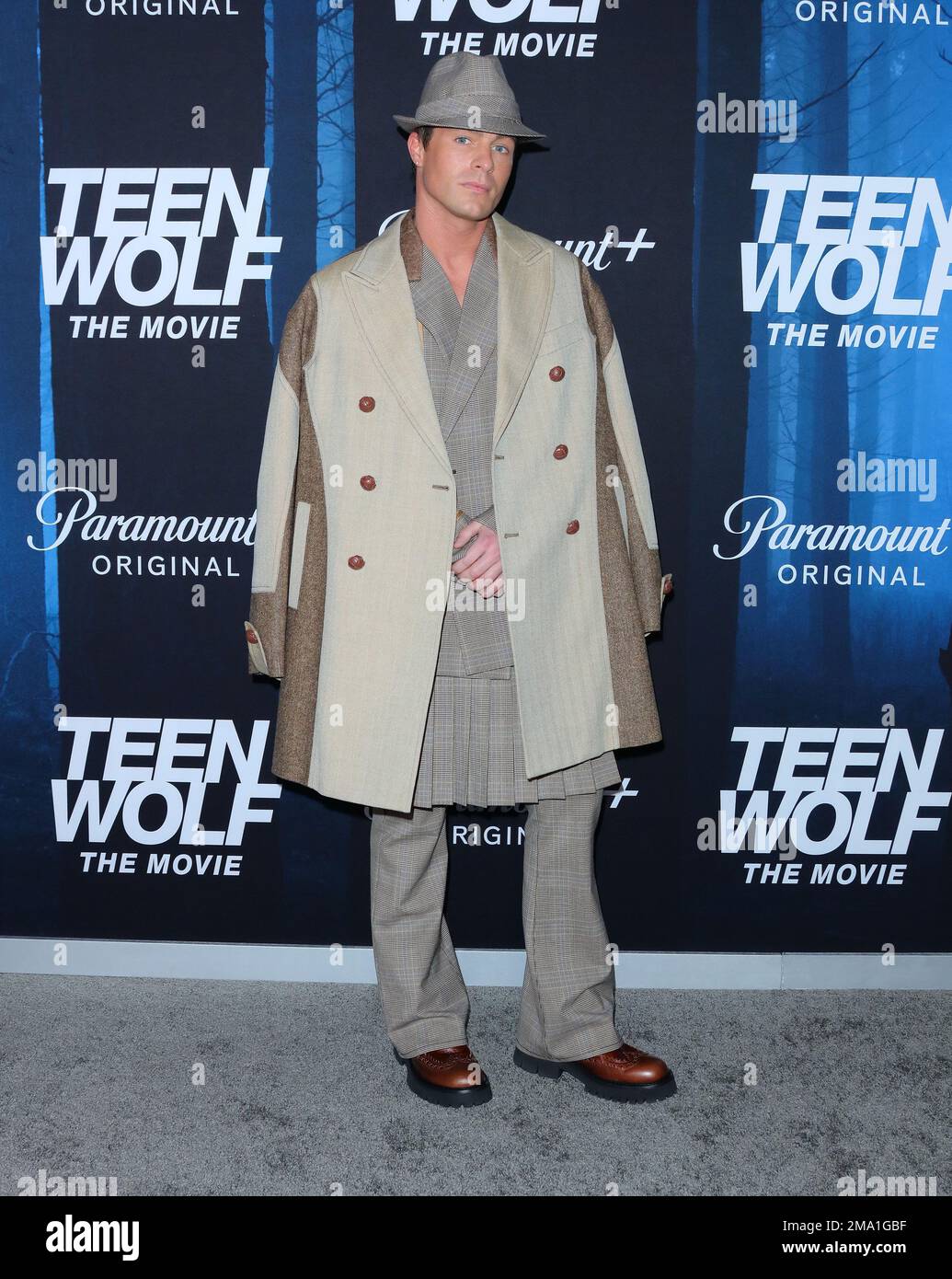 Colton Haynes arrives at The Los Angeles red carpet premiere for TEEN ...