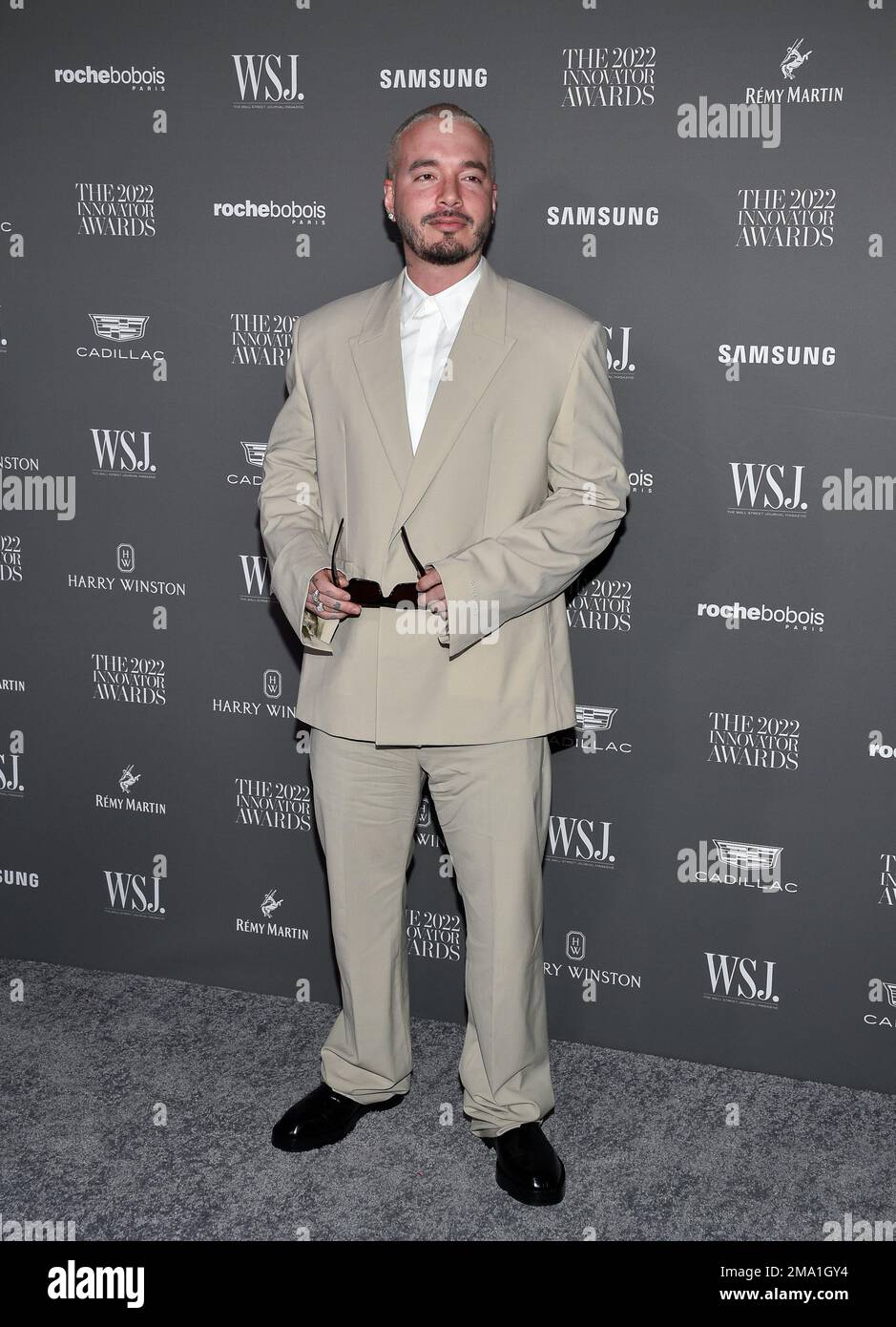 J Balvin attends the WSJ. Magazine 2022 Innovator Awards at The Museum ...