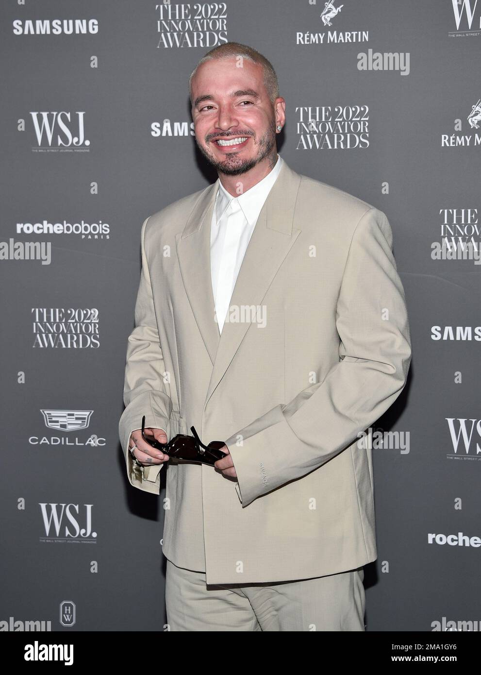 J Balvin attends the WSJ. Magazine 2022 Innovator Awards at The Museum ...