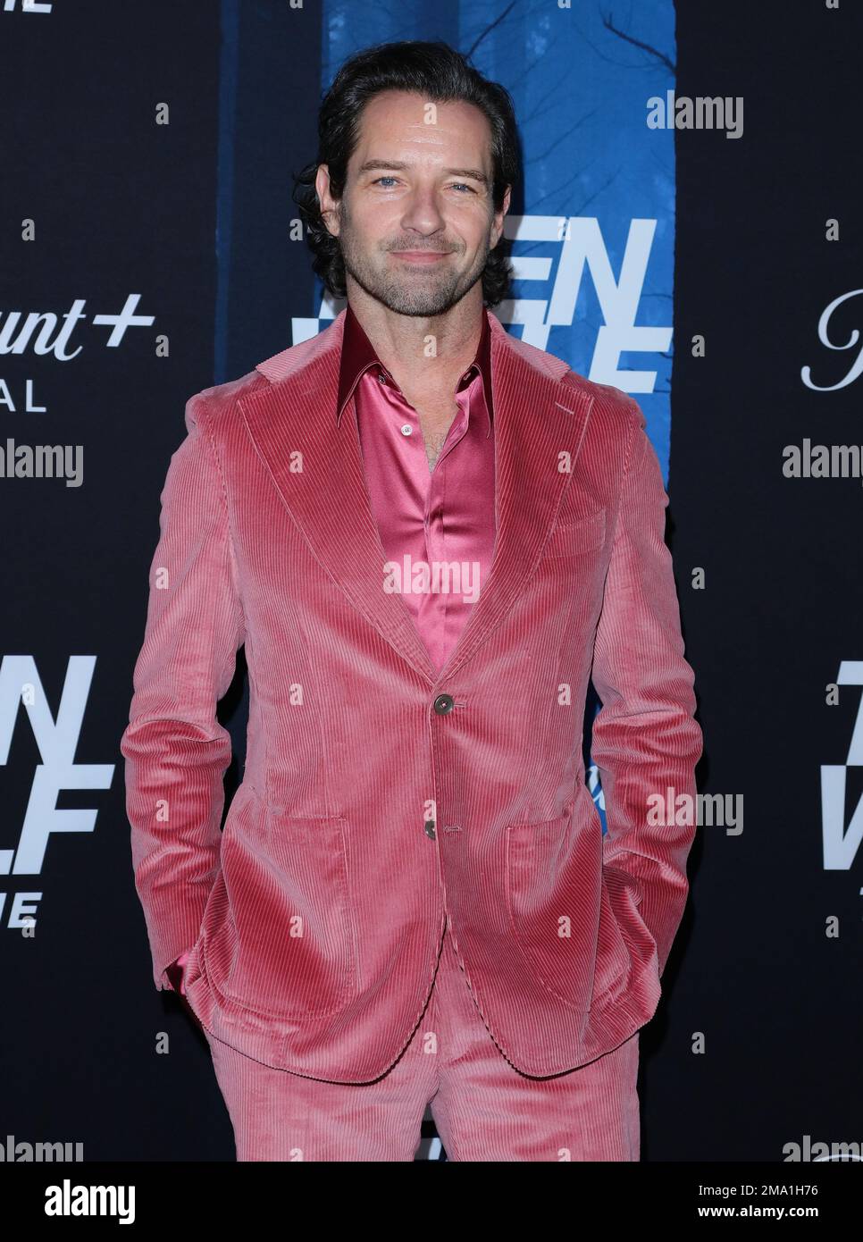 Ian Bohen arrives at The Los Angeles red carpet premiere for TEEN WOLF ...