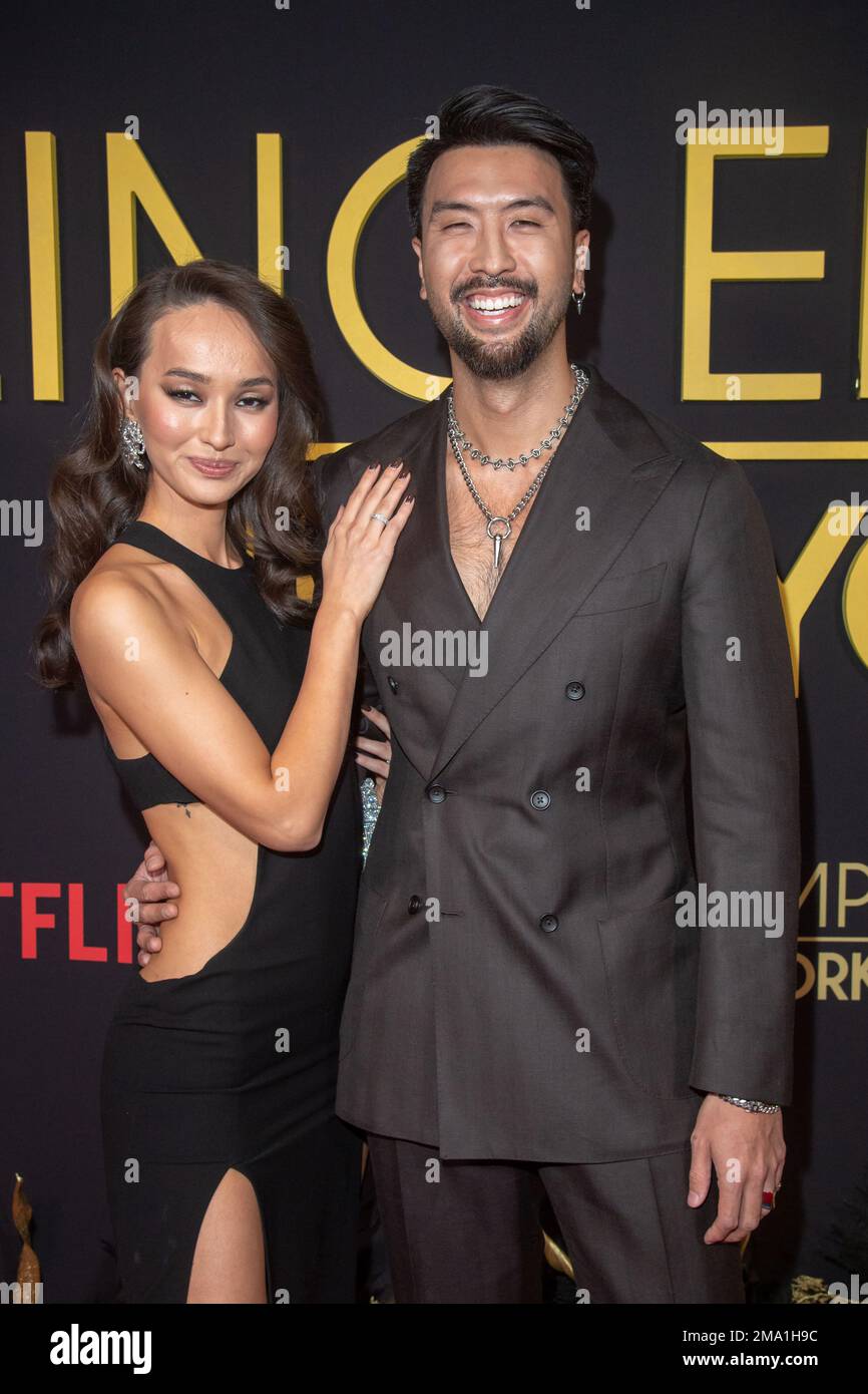 NEW YORK, NEW YORK - JANUARY 18: Vika Abbyaeva and Richard Chang attend ... NEW YORK, NEW YORK - JANUARY 18: Vika Abbyaeva and Richard Chang attend ...