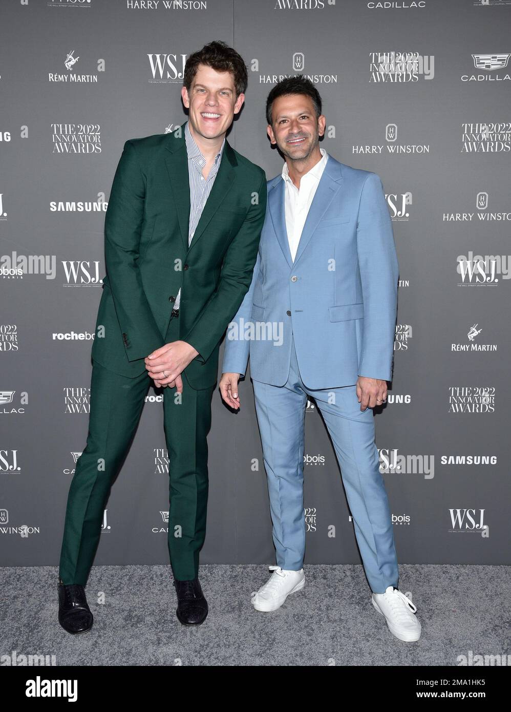 Wes Gordon, left, and Paul Arnhold attend the WSJ. Magazine 2022 ...