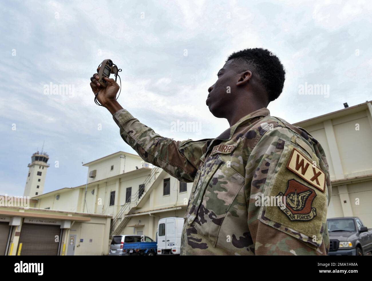 U.S. Air Force Senior Airman Byron Callahan, 18th Operations Support ...