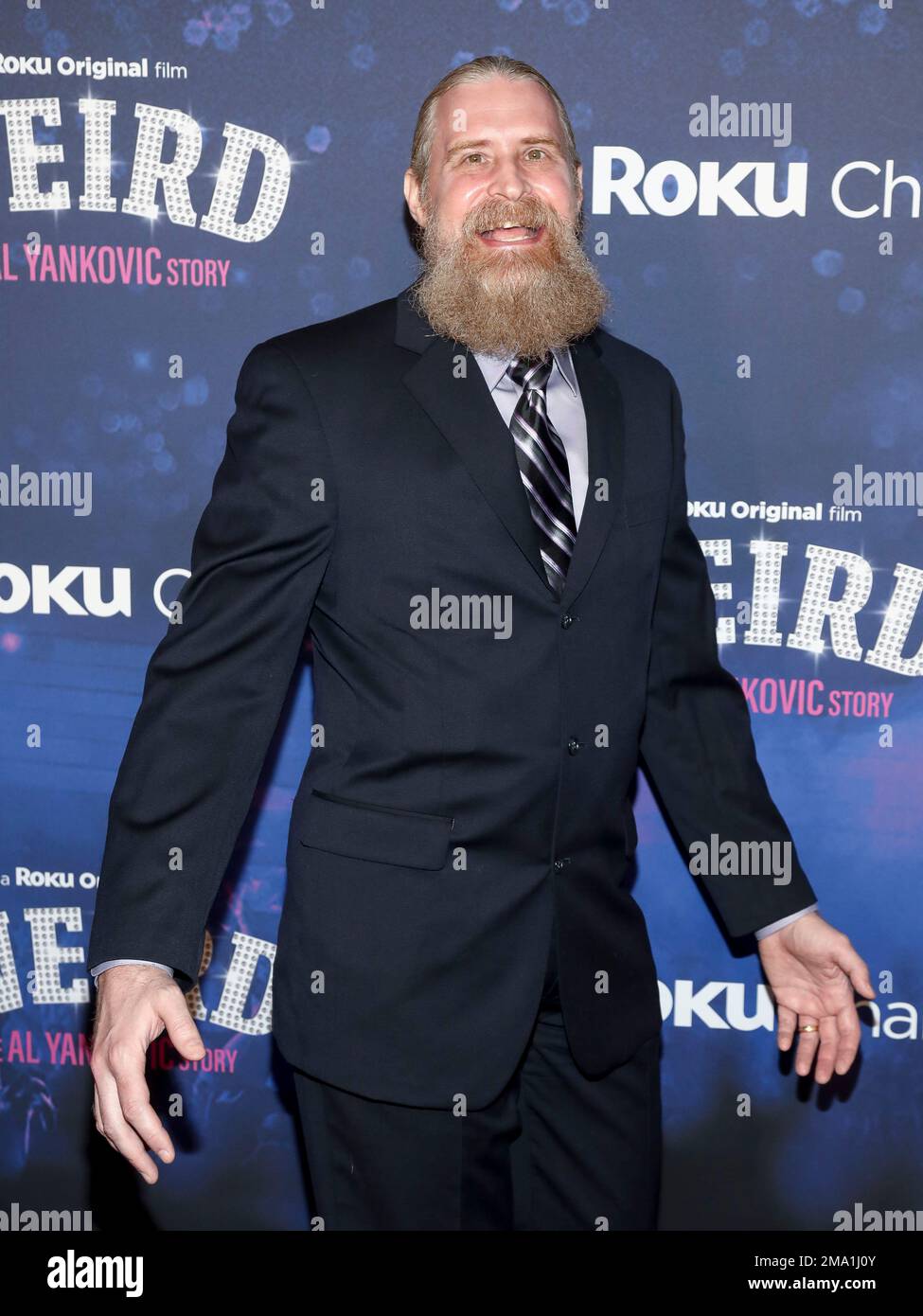 John Rossi attends the premiere of "Weird: The Al Yankovic Story" at ...