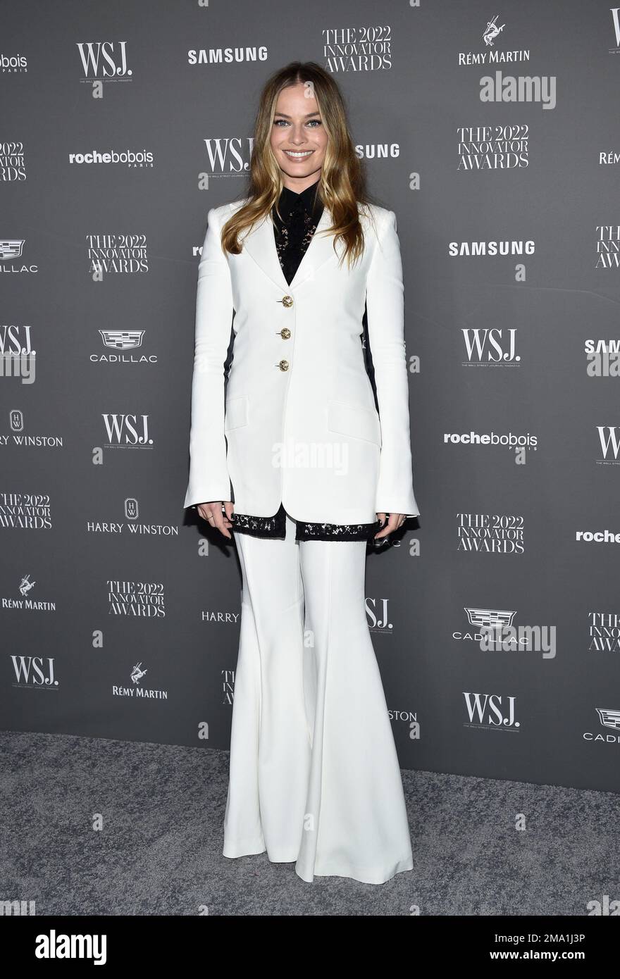 Honoree Margot Robbie attends the WSJ. Magazine 2022 Innovator Awards ...