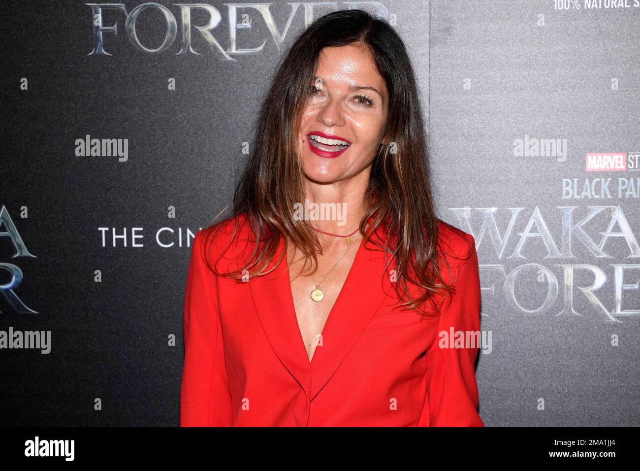 Jill Hennessy attends a "Black Panther: Wakanda Forever" screening at ...