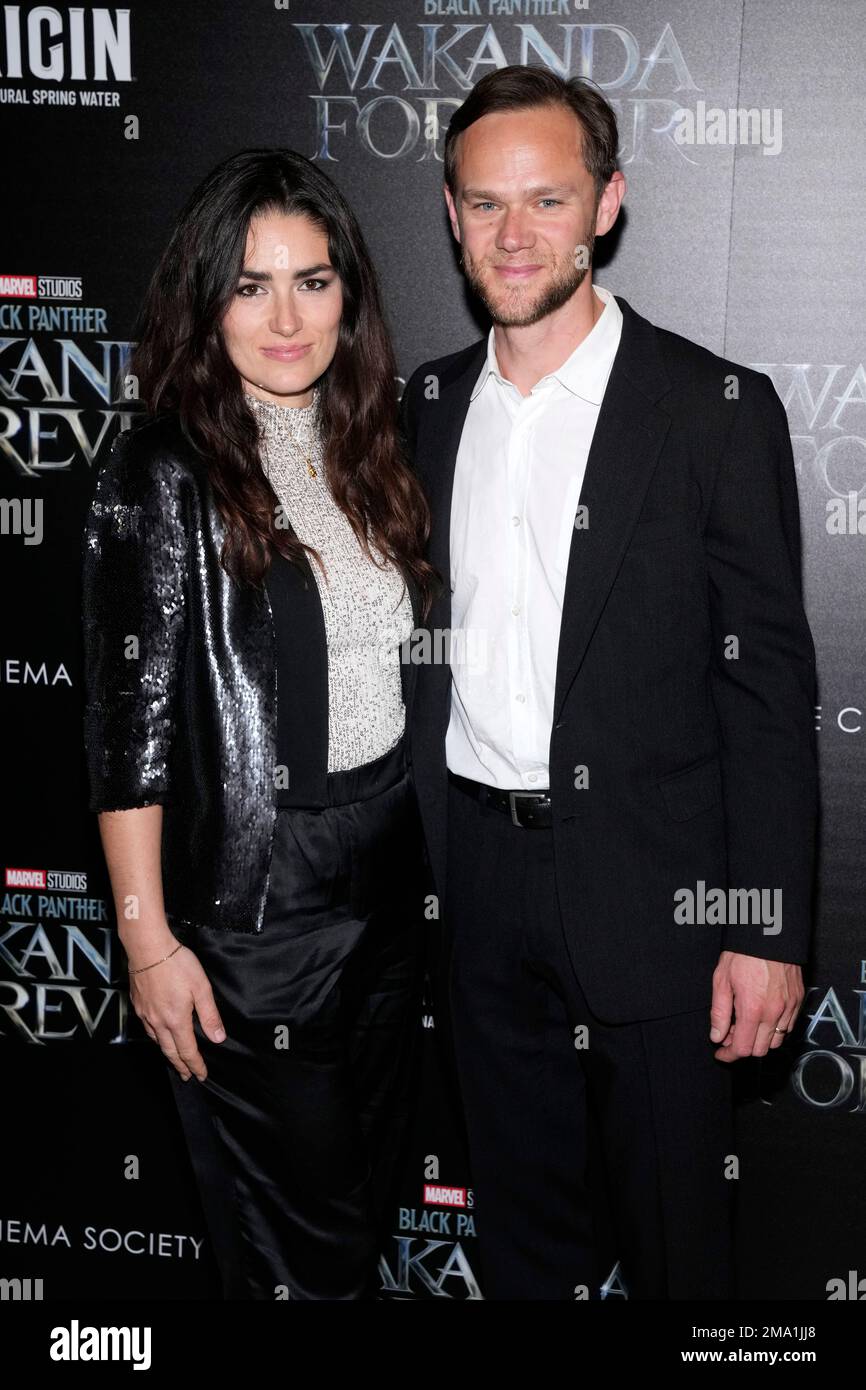 Audrey Tommassini and Joseph Cross attend a "Black Panther: Wakanda ...