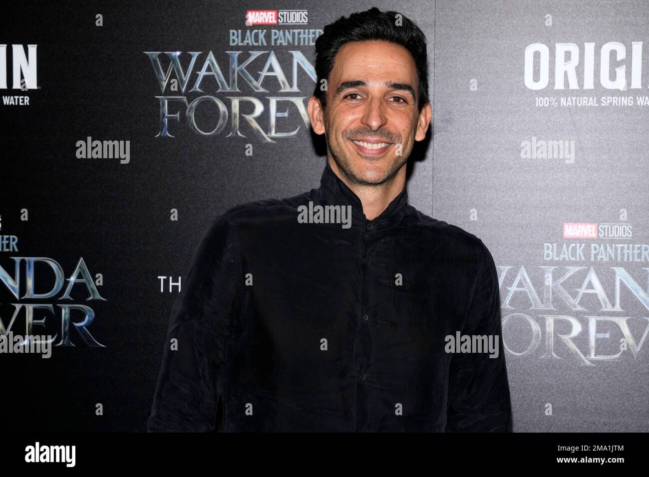 Amir Arison attends a "Black Panther: Wakanda Forever" screening at AMC ...