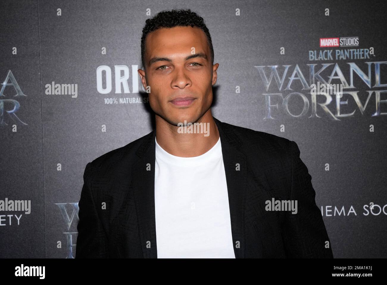 Dale Moss attends a "Black Panther: Wakanda Forever" screening at AMC ...