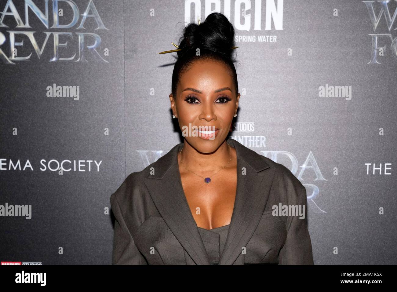 June Ambrose attends a "Black Panther: Wakanda Forever" screening at ...