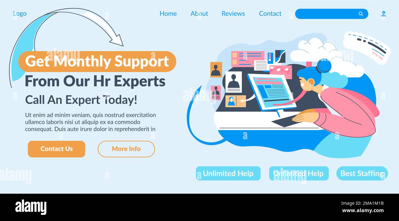 Support experts Stock Vector Images - Alamy