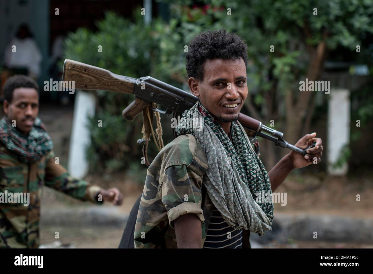 FILE - Fighters loyal to the Tigray People's Liberation Front (TPLF ...