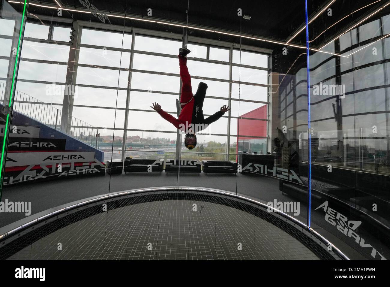 Aero Gravity co-founder Sandro Andreotti flies at Aero Gravity, largest ...