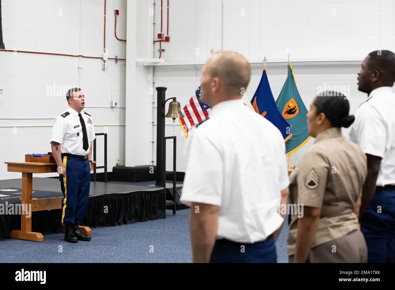 U.S. Army Staff Sgt. Zachary Staley, distinguished honor of Class 004 ...