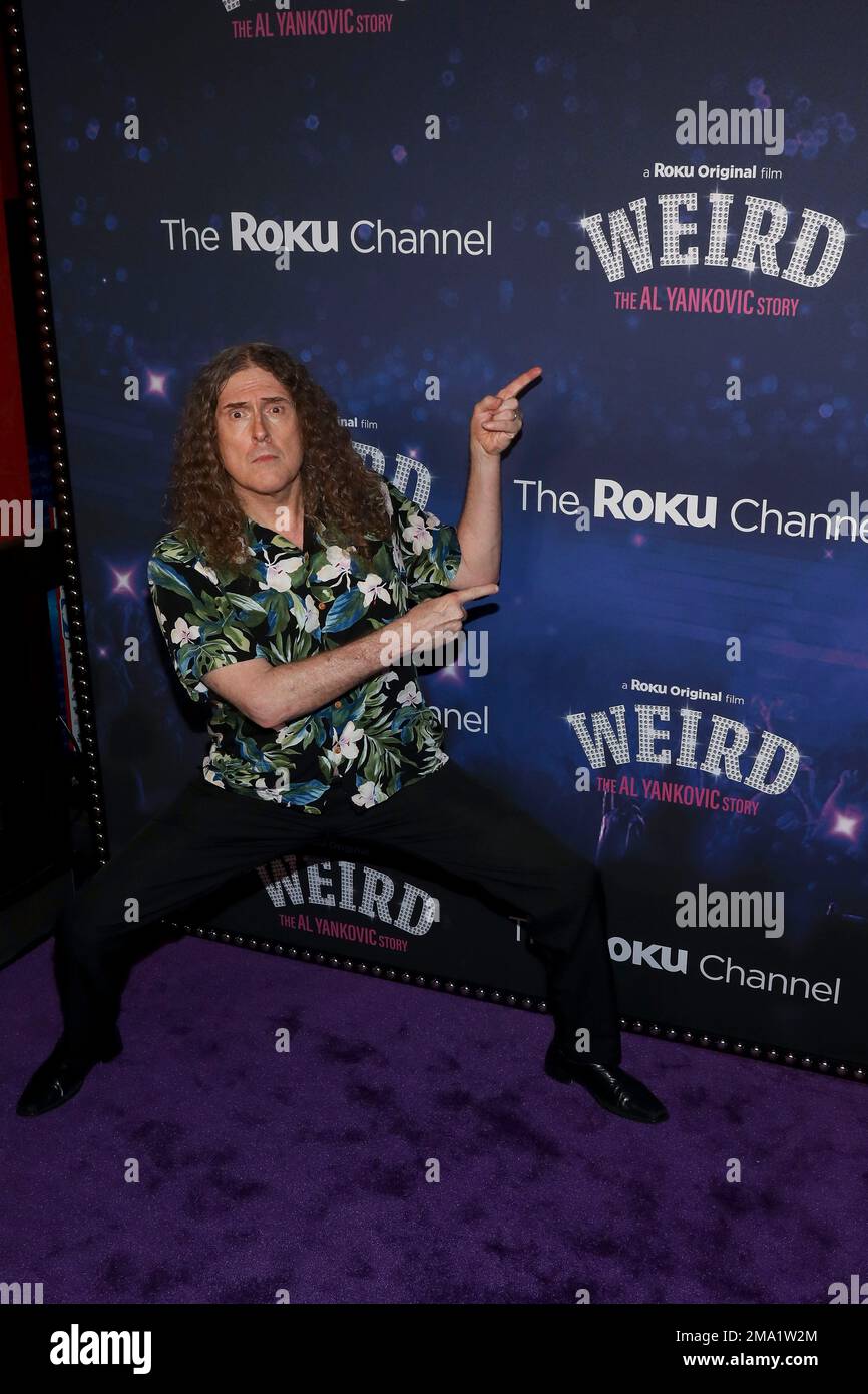 Recording artist Al Yankovic attends the premiere of "Weird: The Al ...