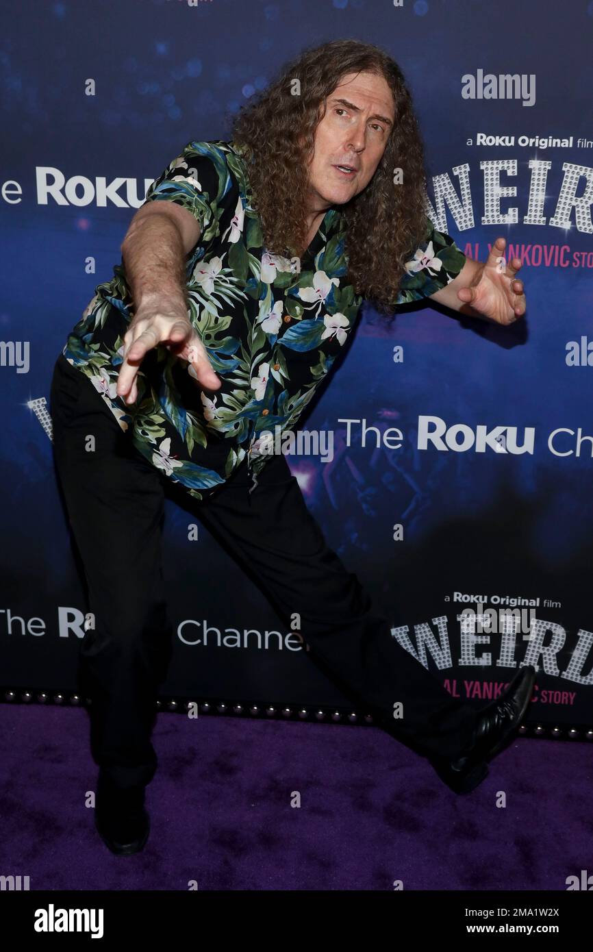 Recording artist Al Yankovic attends the premiere of "Weird: The Al ...