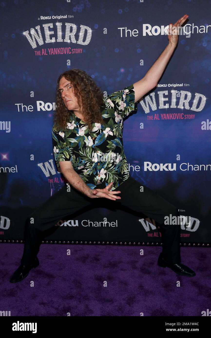 Recording artist Al Yankovic attends the premiere of "Weird: The Al ...