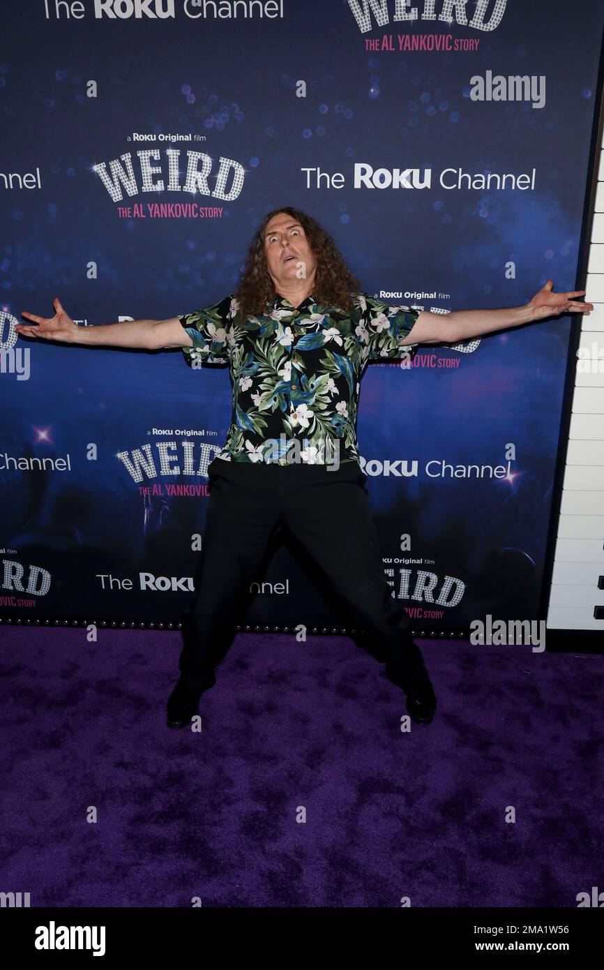 Recording artist Al Yankovic attends the premiere of "Weird: The Al ...