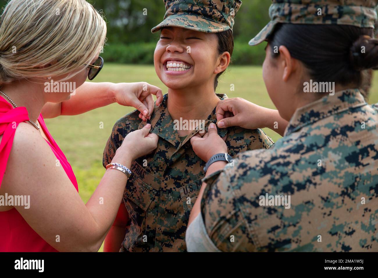 U.S. Marine Corps 1st Lt. Mikaela F. Frias, the 6th Marine Corps ...