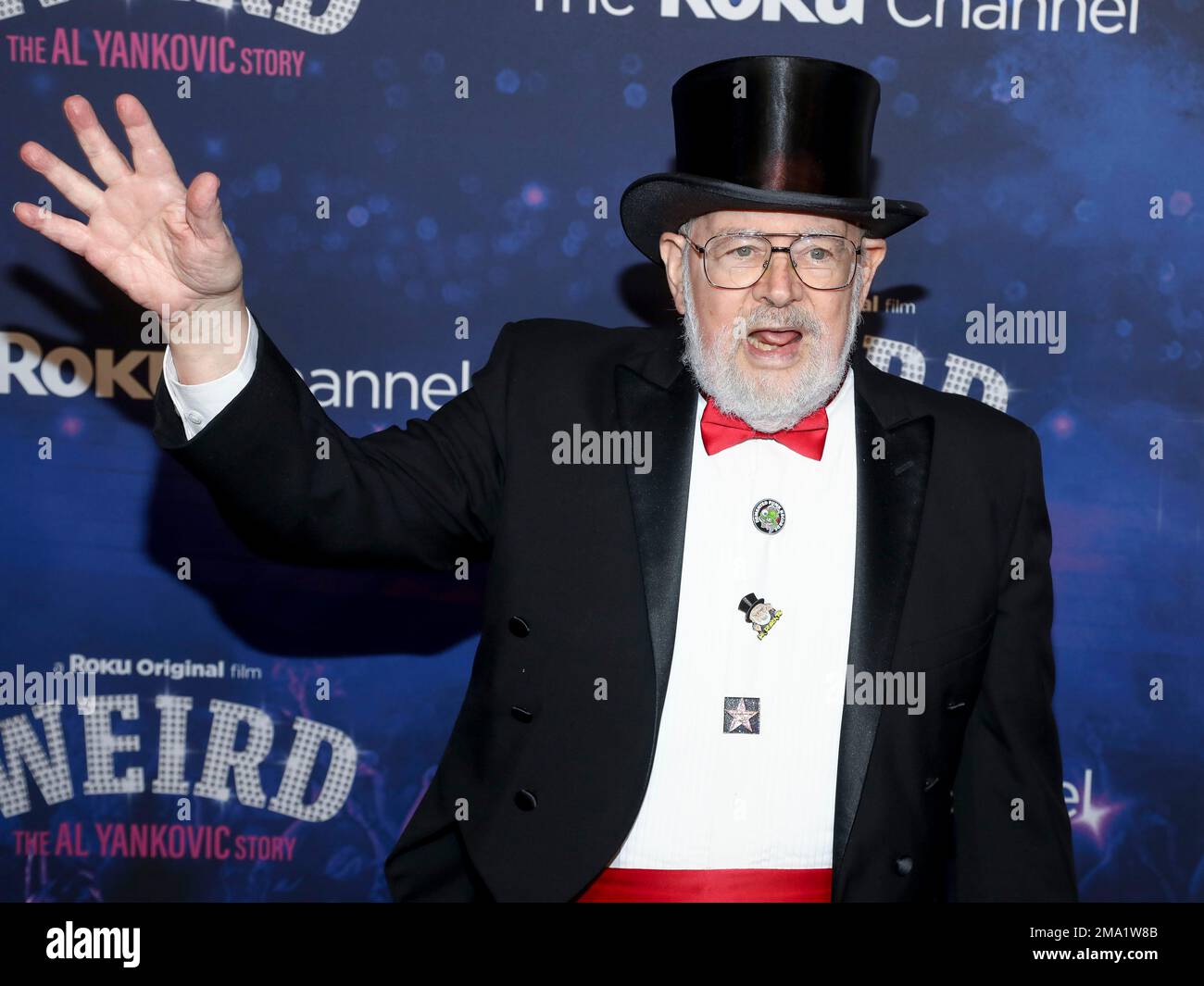 Barry Hansen attends the premiere of "Weird: The Al Yankovic Story" at ...