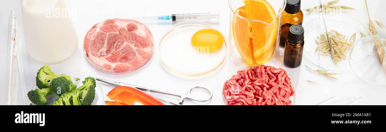 Laboratory assistant in the laboratory of food quality. Cell culture ...