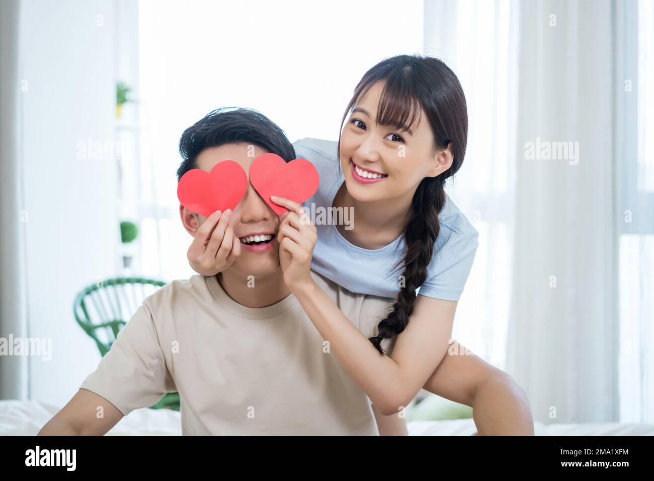 A pair of young couples leisure life Stock Photo - Alamy