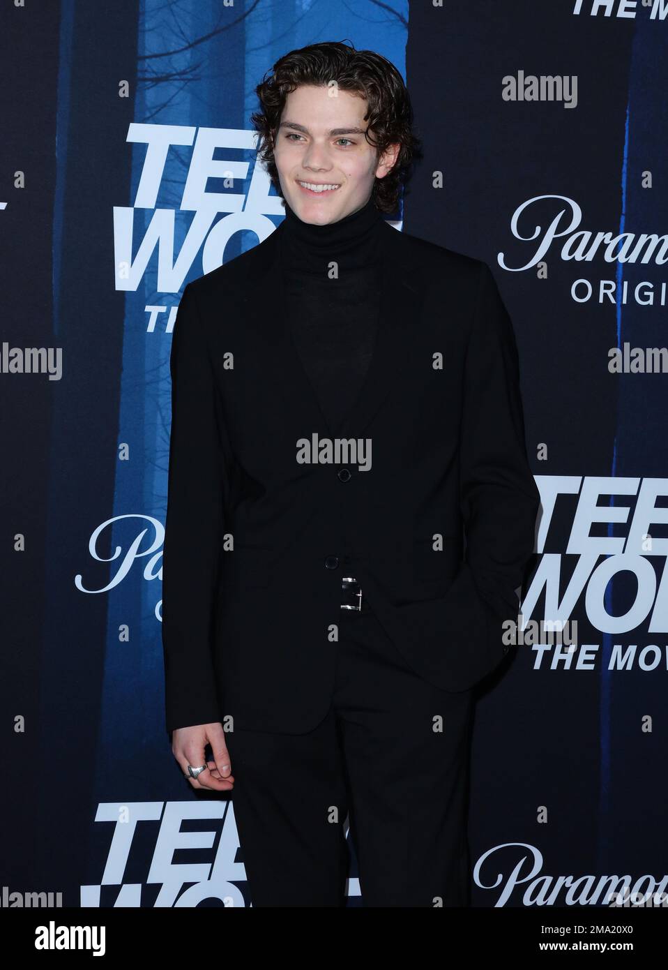 Vince Mattis arrives at The Los Angeles red carpet premiere for TEEN ...