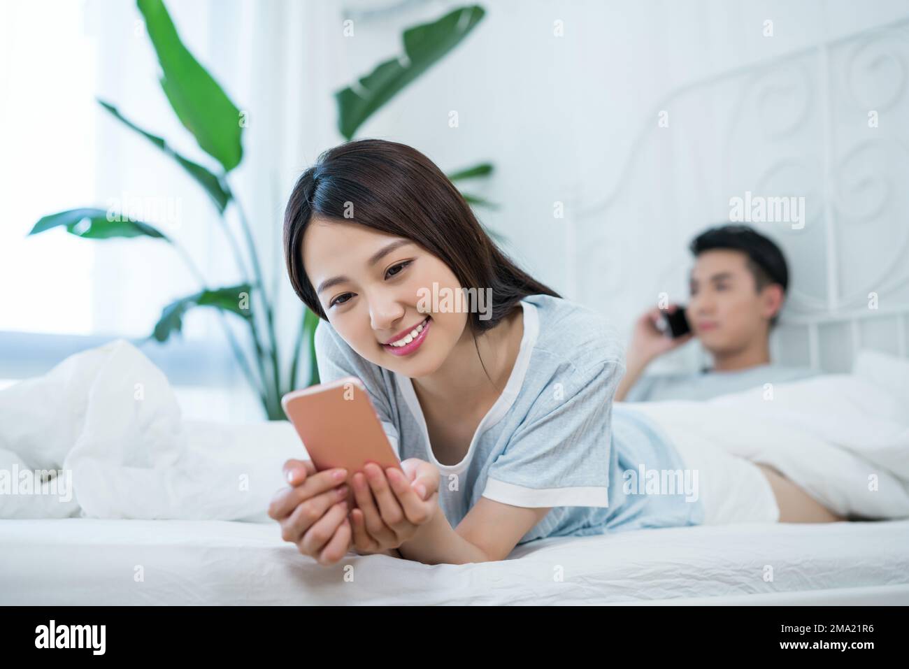 A pair of young couples leisure life Stock Photo - Alamy