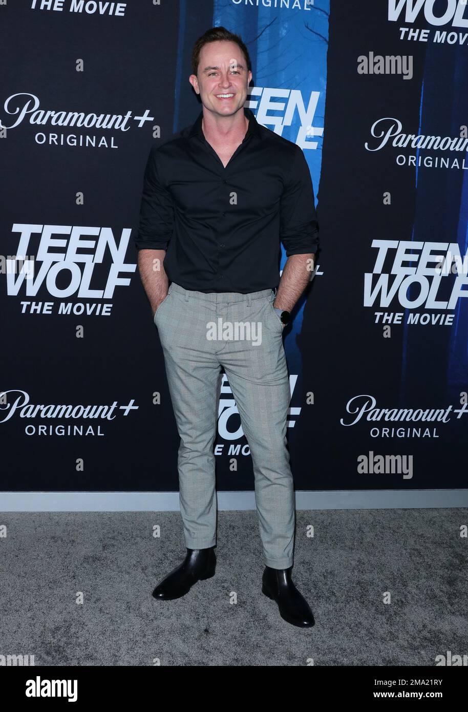 Ryan Kelley arrives at The Los Angeles red carpet premiere for TEEN WOLF: THE MOVIE held at ...
