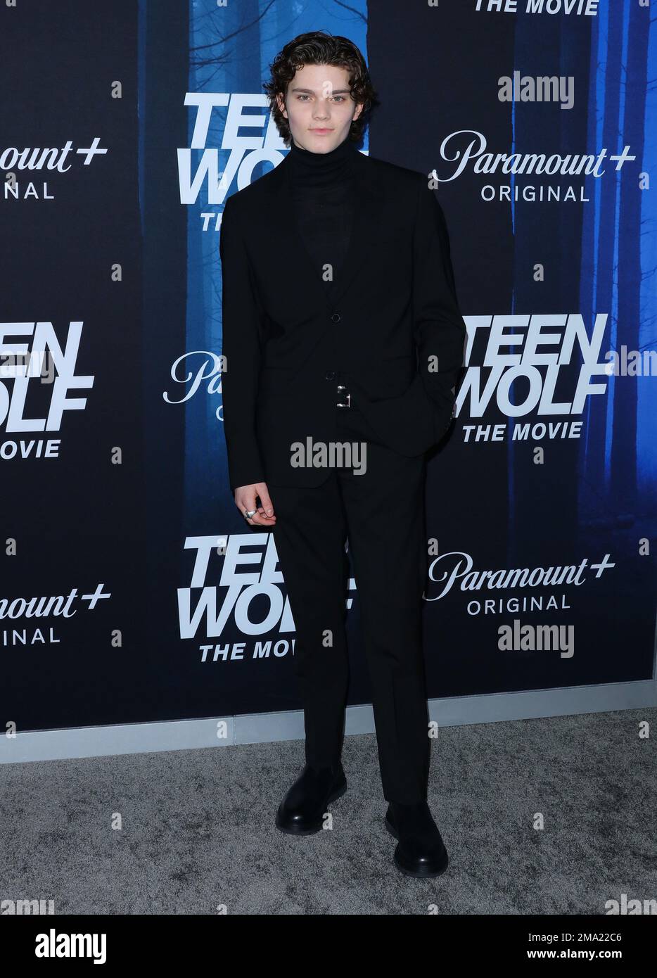 Vince Mattis arrives at The Los Angeles red carpet premiere for TEEN ...