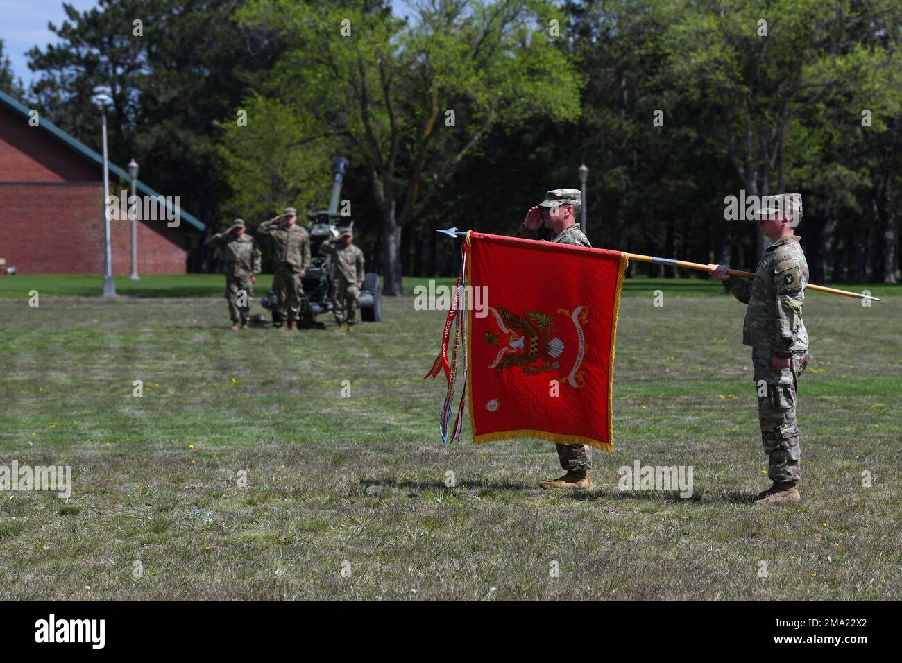 Artillery Soldiers of the Iowa National Guard’s 1st Batl. – 194ths ...