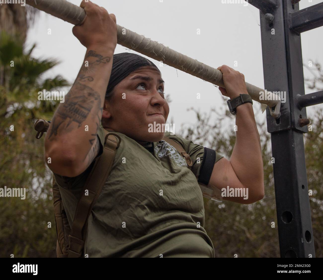 U.S. Marine Corps Sgt. Maribel A. Castaneda, an aviation operations ...