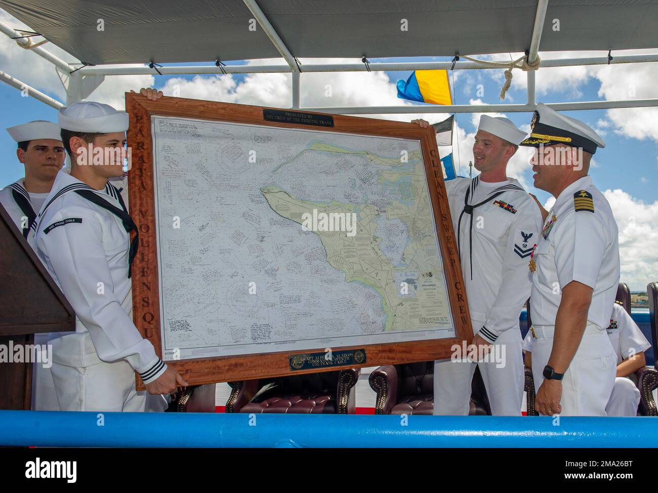 APRA HARBOR, Guam (May 23, 2022) – Sailors assigned to repair ...