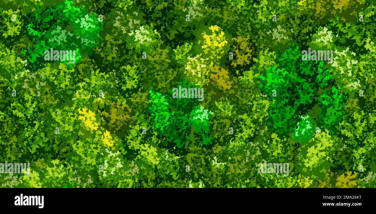 Bright green wall seamless pattern with raindeer moss texture. Vector ...