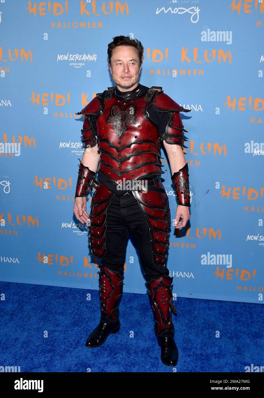 Elon Musk attends Heidi Klum's 21st annual Halloween party at Sake No ... Elon Musk attends Heidi Klum's 21st annual Halloween party at Sake No ...