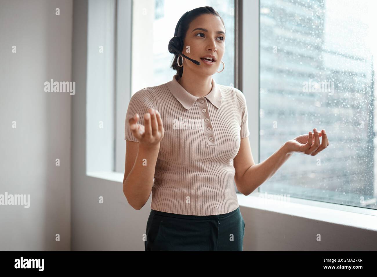 Were here to fix things when they go wrong. a young woman working in a ...