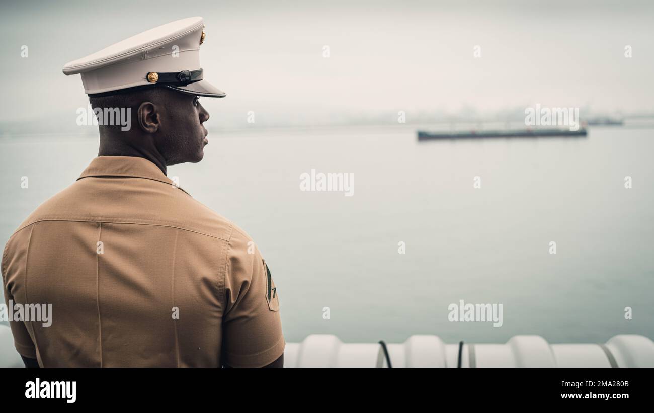 U.S. Marine Corps Lance Cpl. Jeremie Sims, a field artillery cannoneer ...