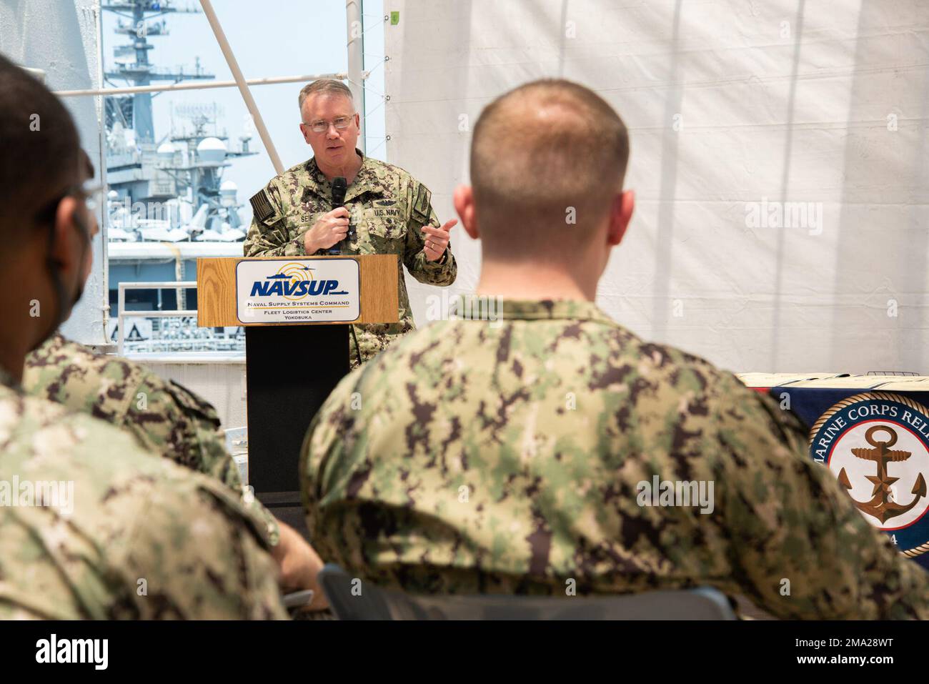 YOKOSUKA, Japan (May 23, 2022) – Rear Adm. Richard Seif, commander ...