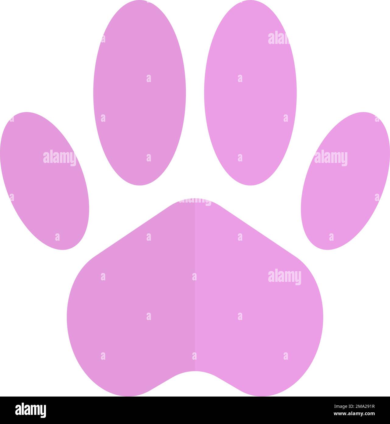 Dog puppy cat paw Stock Vector Images - Alamy