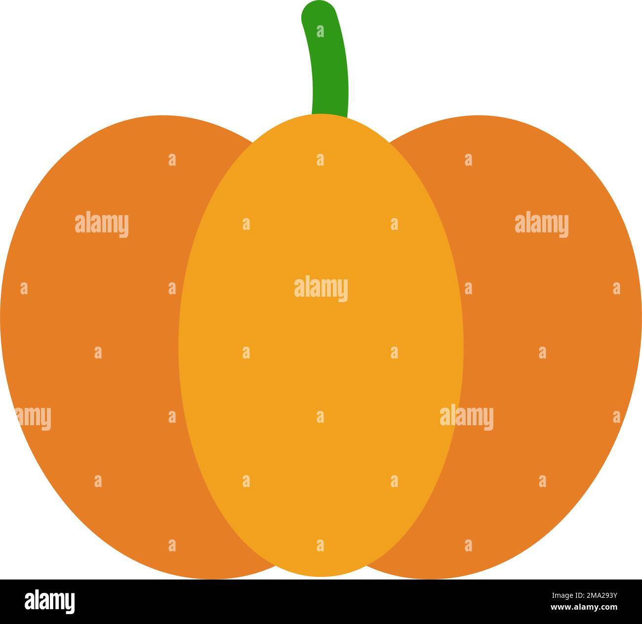 Pumpkin icon. Orange vegetable. Editable vector Stock Vector Image ...