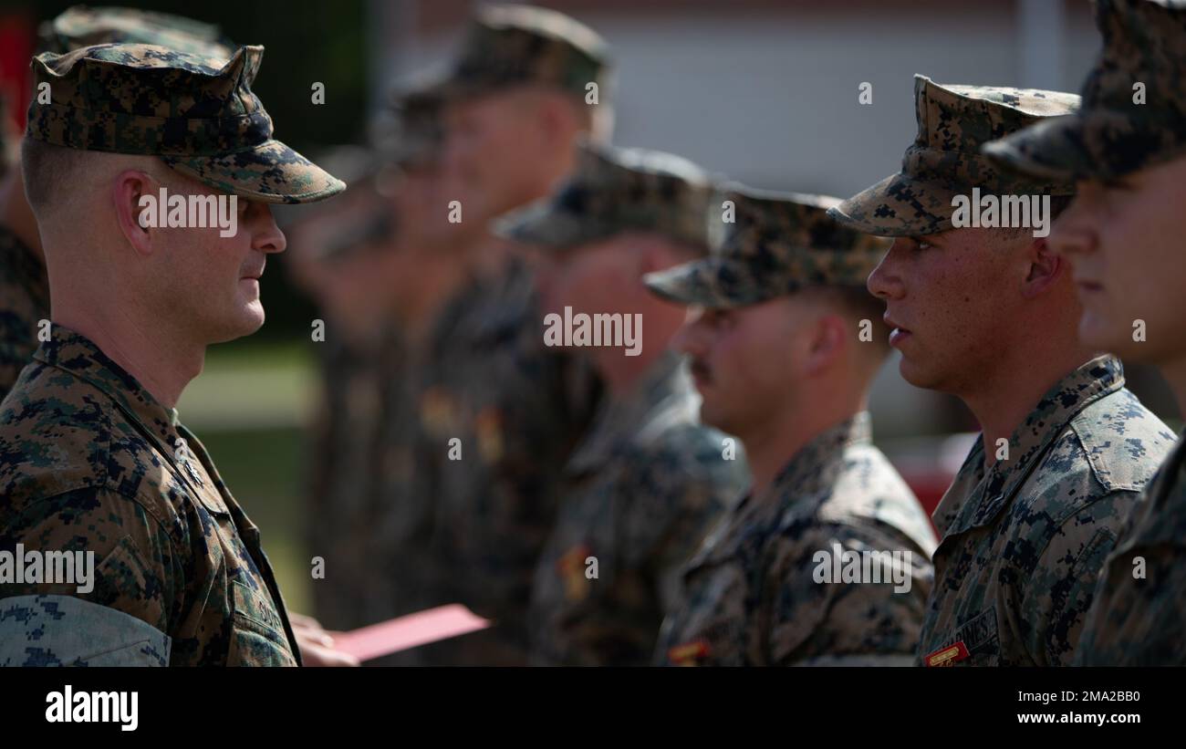 U.S. Marine Corps Col. Steven M. Sutey, the 2d Marine Regiment ...