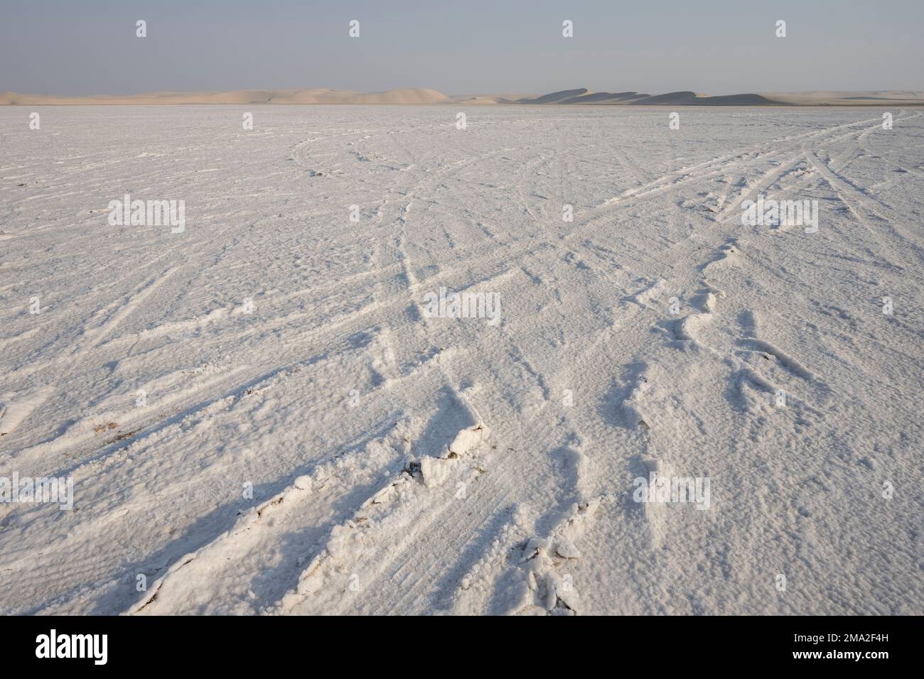 The salty inlet from 'Inland Sea,' from the Gulf, in Mesaieed, Al ...
