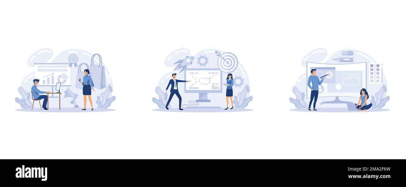 Company value set creative Stock Vector Images - Alamy