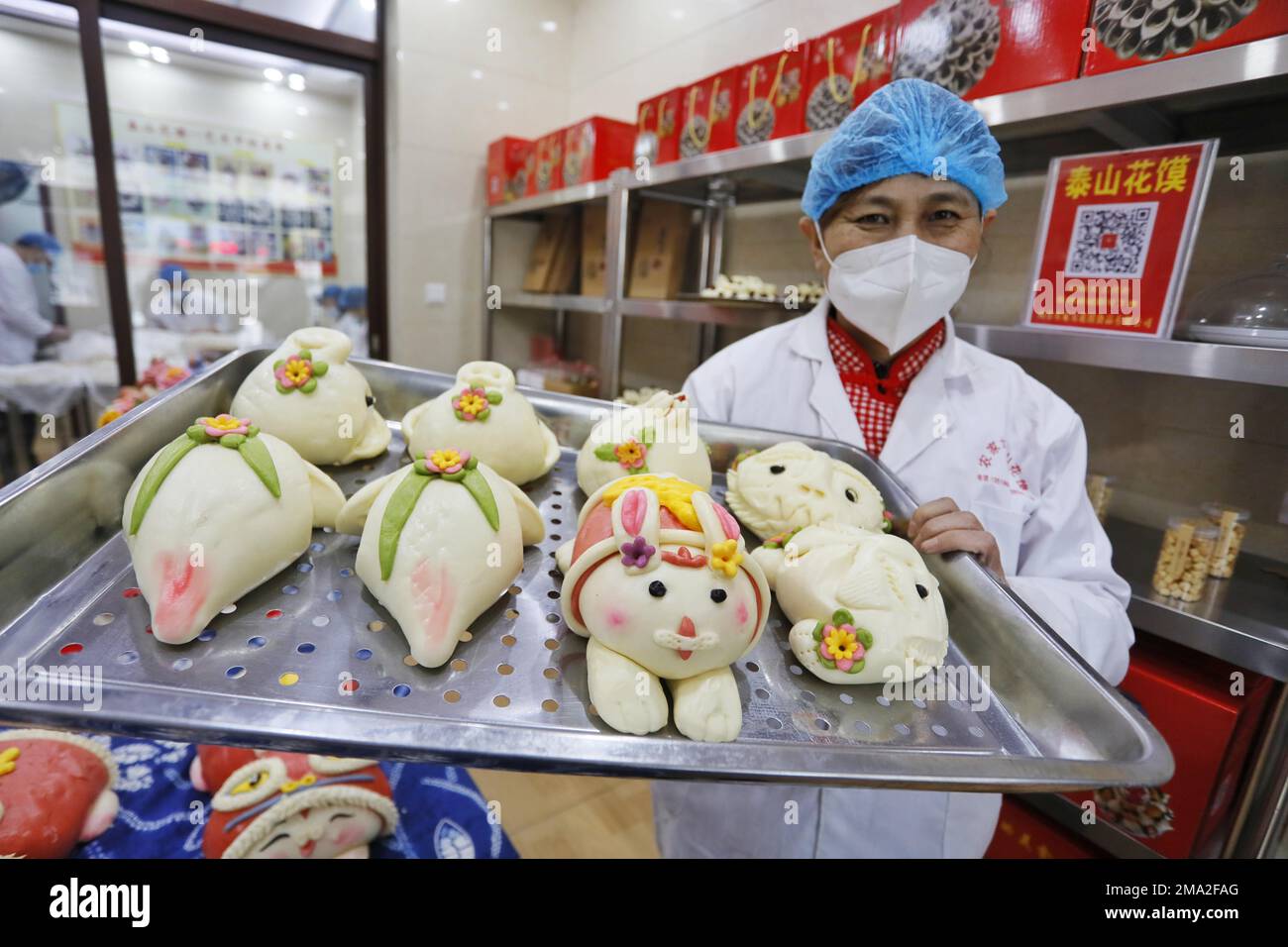 Huamo, or decorated steamed buns greet the arrival of the Year of the ...