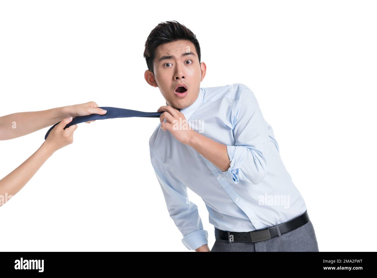 Dragged by a collar hi-res stock photography and images - Alamy