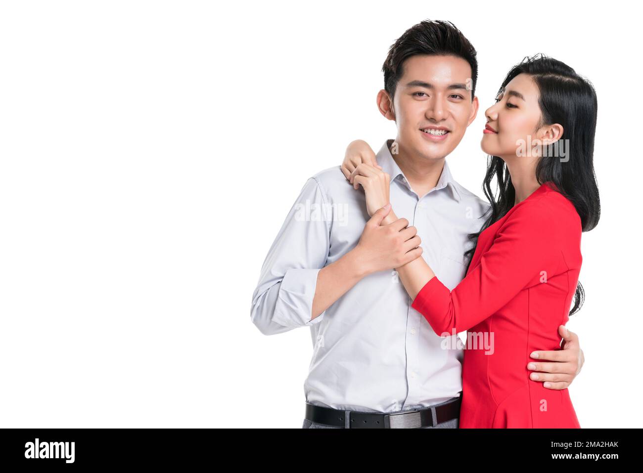 Couples embrace indoor hi-res stock photography and images - Alamy