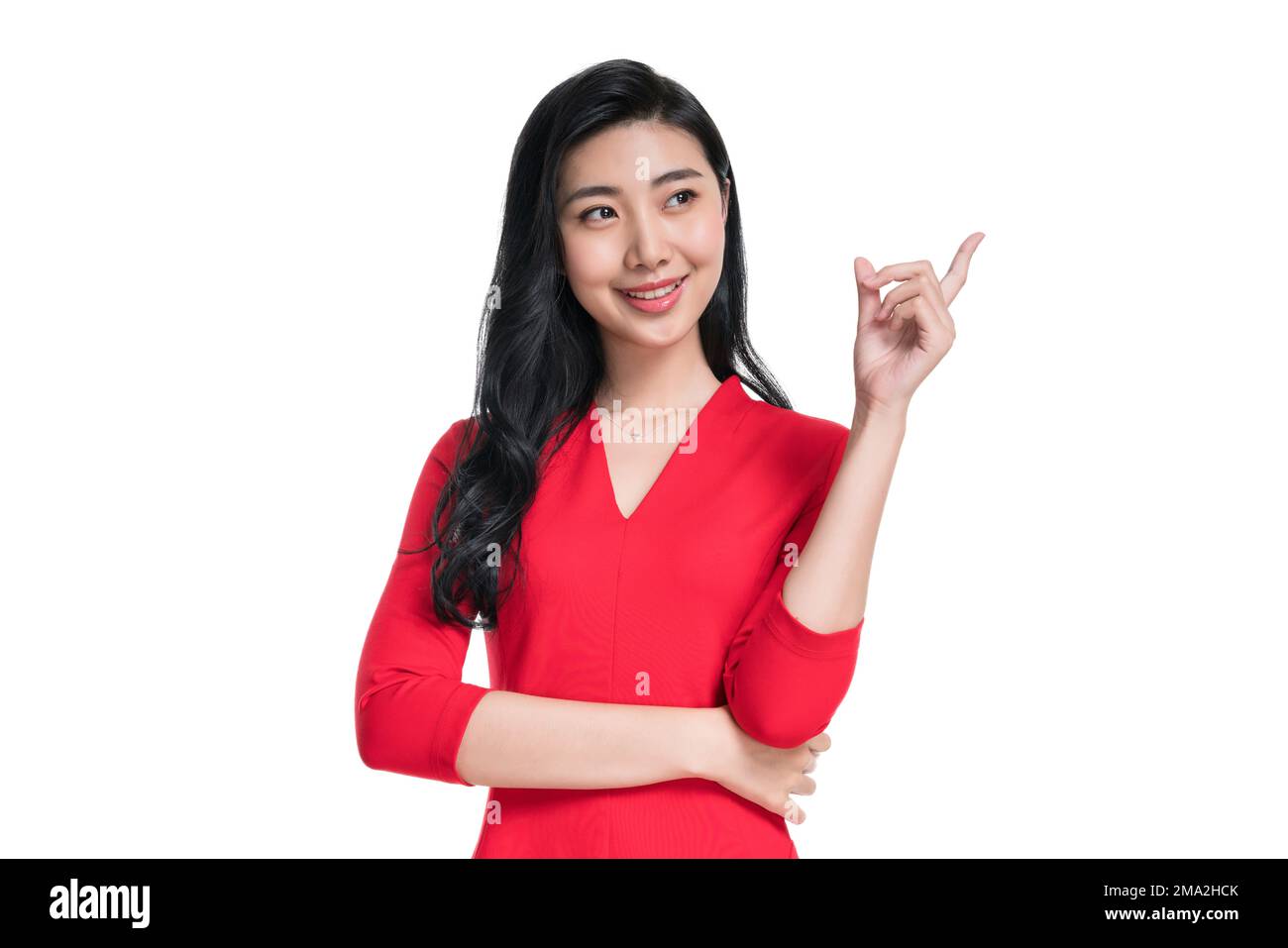 The young woman gestures Stock Photo - Alamy