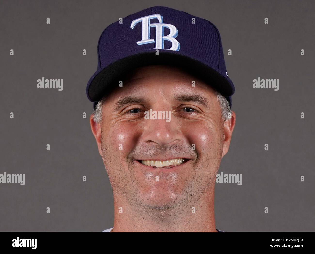FILE - This is a 2022 photo of bench coach Matt Quatraro of the Tampa ...